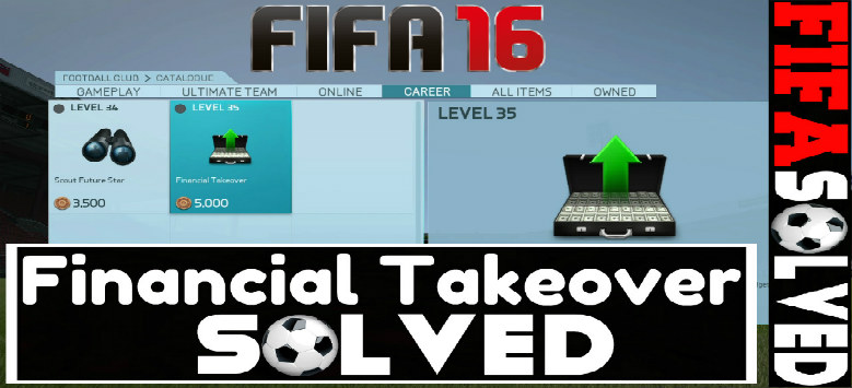 How To Activate FIFA 16 Financial Takeover | BEST FIFA 16 Tips ...