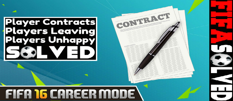 FIFA 16 Career Mode Player Contracts Solved | BEST FIFA 16 Tips ...