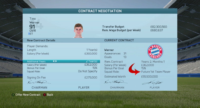 FIFA 16 Career Mode Player Contracts Solved | BEST FIFA 16 Tips ...